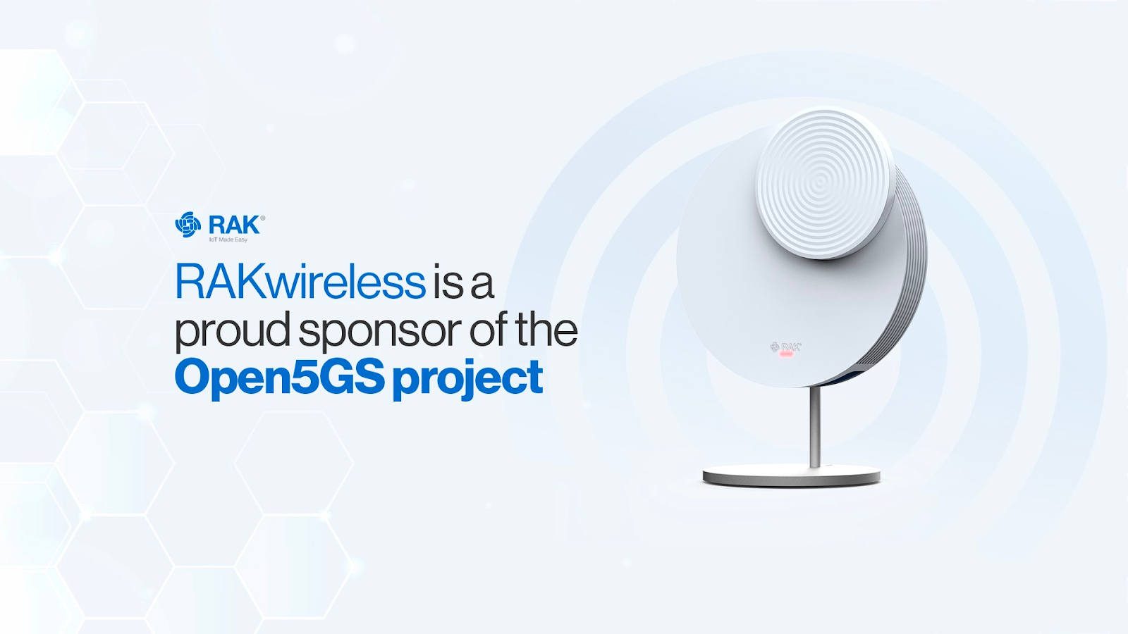 RAKwireless is a proud sponsor of the Open5GS Core, as it unveils All-in-One. 5G.